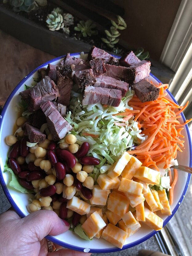 5 Days of Ridiculously Big Salads and Hot Veggie Meals - A Midlife Wife