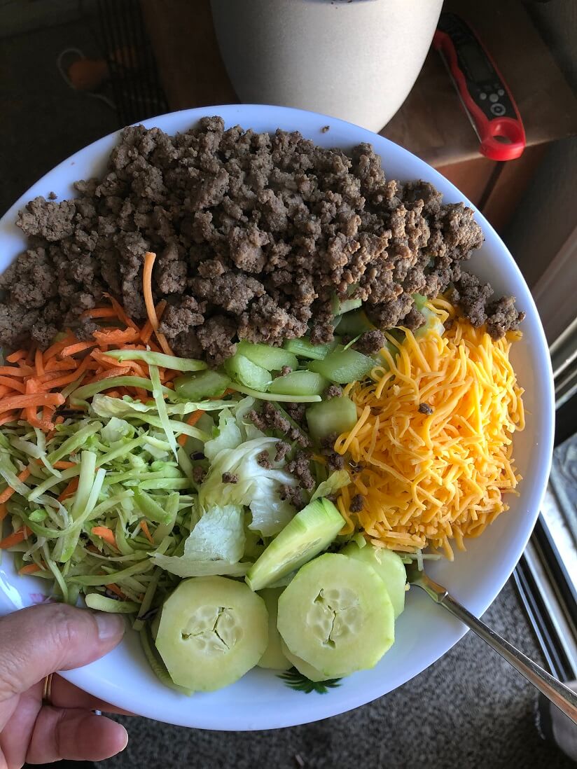 Ridiculously Big Salad Tips - A Midlife Wife