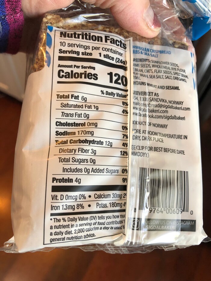 Low Carb High Fiber Norwegian Crispbread - A Midlife Wife